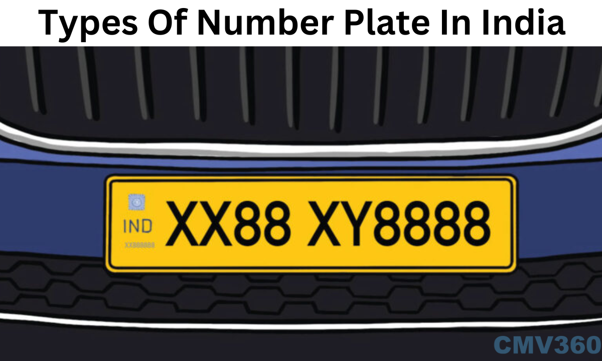 Types Of Number Plate In India
