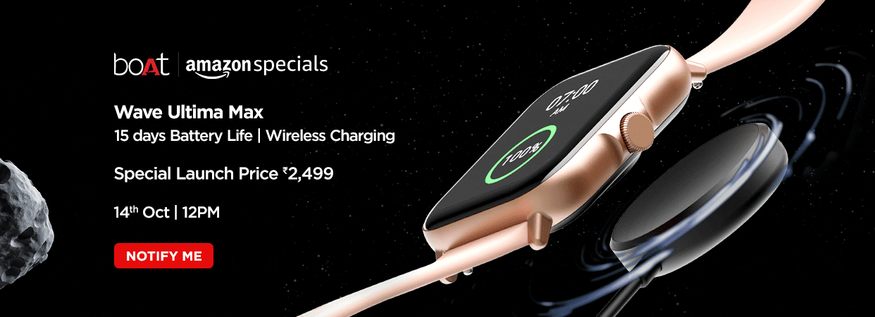 Boat launched new wearable, Boat Wave Ultima