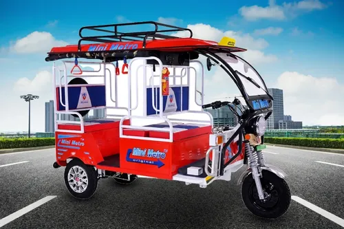 Mini Metro M1 MS Battery Operated E Rickshaw Price, Specifications and ...
