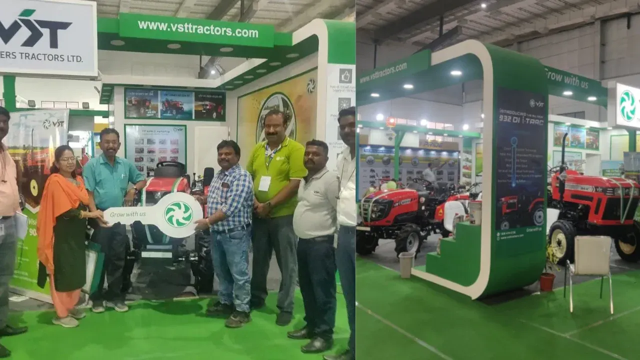 VST Unveils VST 929DI EGT Tractor with Cutting-Edge Features at AGRI ...